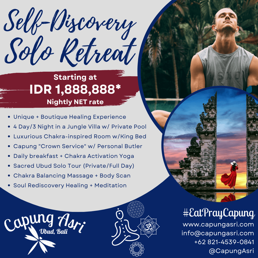 The Ultimate Solo Adventure + Retreat in Bali - Capung Asri Ubud